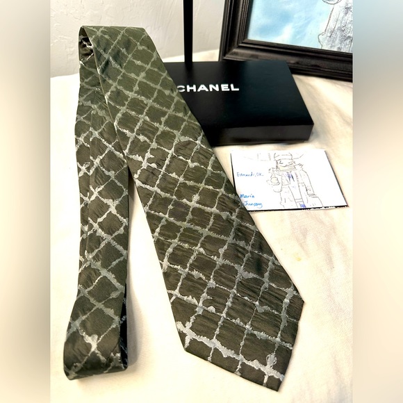 CHANEL | Accessories | Chanel Necktie | Poshmark